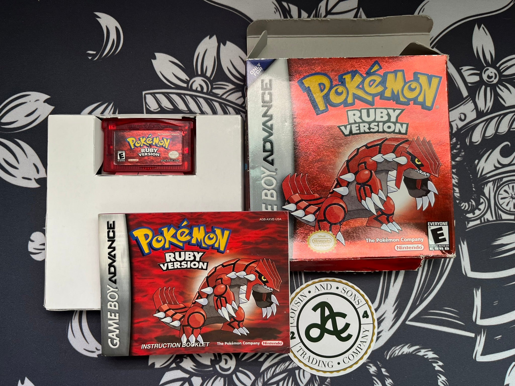 Pokémon Ruby GBA - Box and Manual – Cousin & Sons Trading Co.